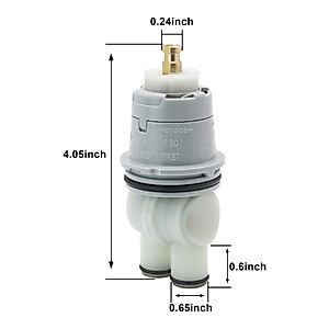 Denkehin RP46074 Shower Valve Cartridge Repair Part Replace for Delta Shower and Tub 13/14 Series Faucet, Temperature Control Valve Repair kit