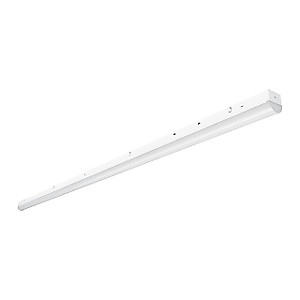 RAB SR8 8 ft. LED Strip Fixture, Field Adjustable Power and Color Temperature, 3500K/4000K/5000K, 40/50/60W, 8986 Lumens, 0-10V Dimmable, 120-277V, Surface Mount