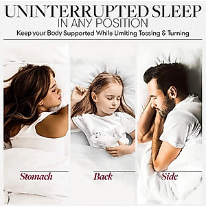 Beckham Hotel Collection Bed Pillows Standard / Queen Size Set of 2 - Down Alternative Bedding Gel Cooling Pillow for Back, Stomach or Side Sleepers