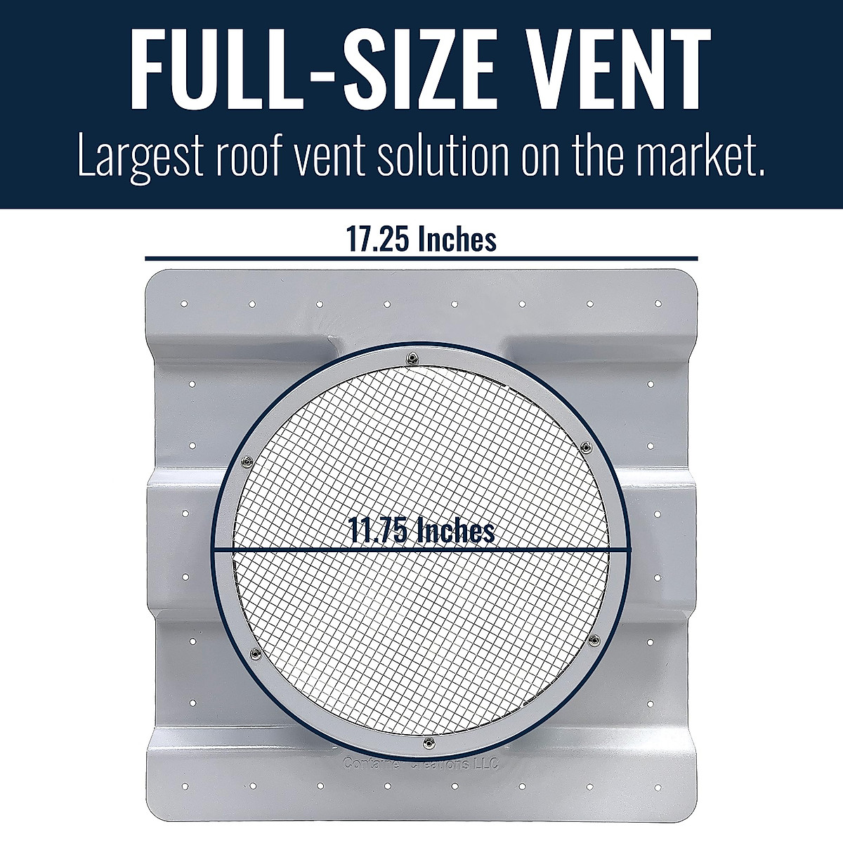 AdaptAIR Shipping Container Vent, Add 12-inch Whirlybird/Solar Vent, Reduce Heat & Condensation
