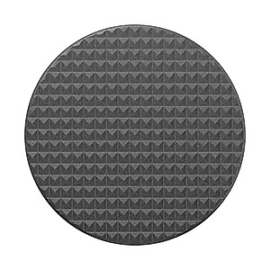 PopSOCKETS Pop-Grip Knurled Texture Black Smartphone Accessory for iPhone Android