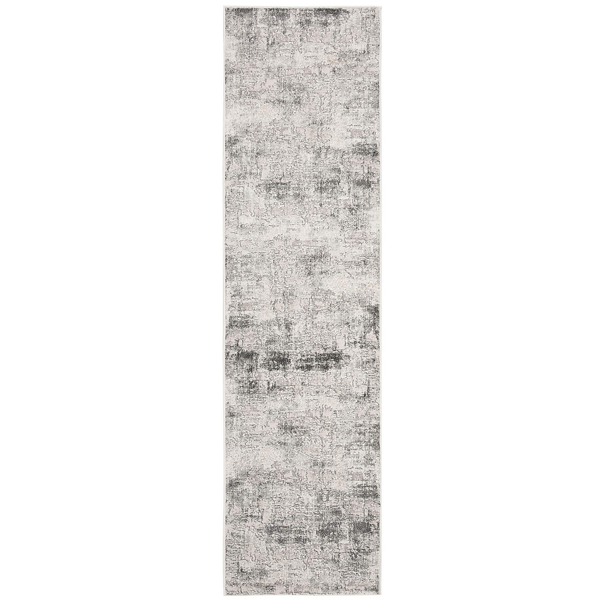 SAFAVIEH Vogue Collection Runner Rug - 2' x 12', Beige & Charcoal, Modern Abstract Design, Non-Shedding & Easy Care, Ideal for High Traffic Areas in Living Room, Bedroom (VGE143A)