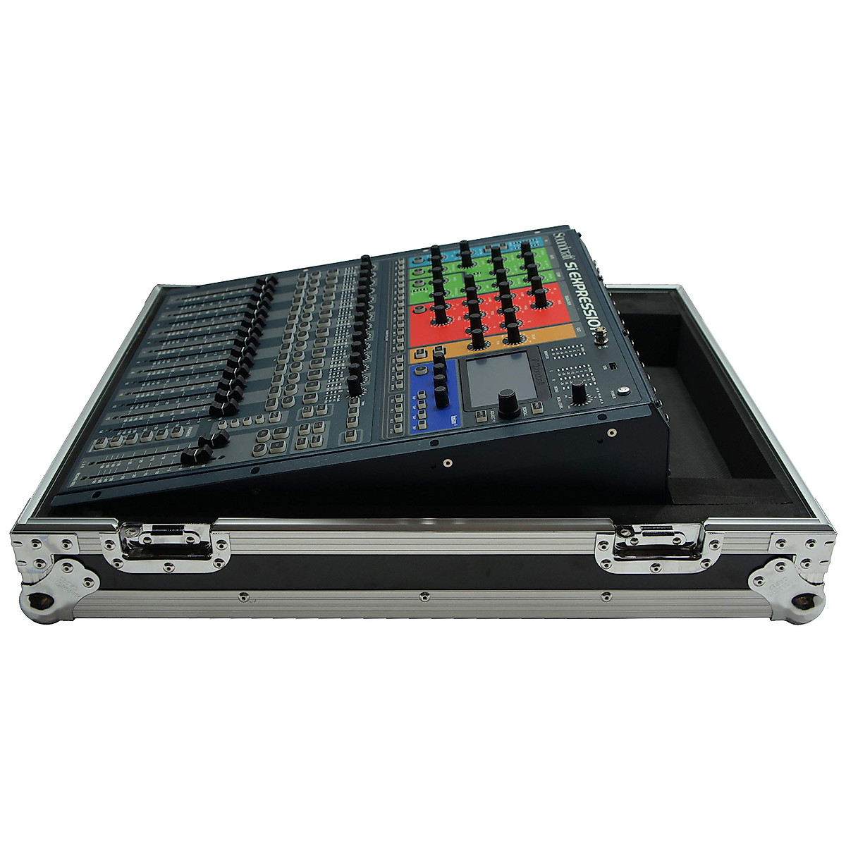 Harmony Audio HCSIEX 1 Flight Transport Road Case Compatible with Soundcraft Si Expression 1 Mixer