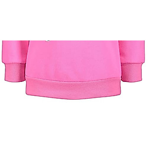 JoJo Siwa Big Girls Fleece Sweatshirt and Leggings Outfit Set Pink 8