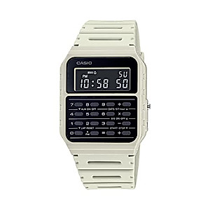 Casio CA-53WF-8B Calculator Beige Digital Mens Watch Original New Classic CA-53