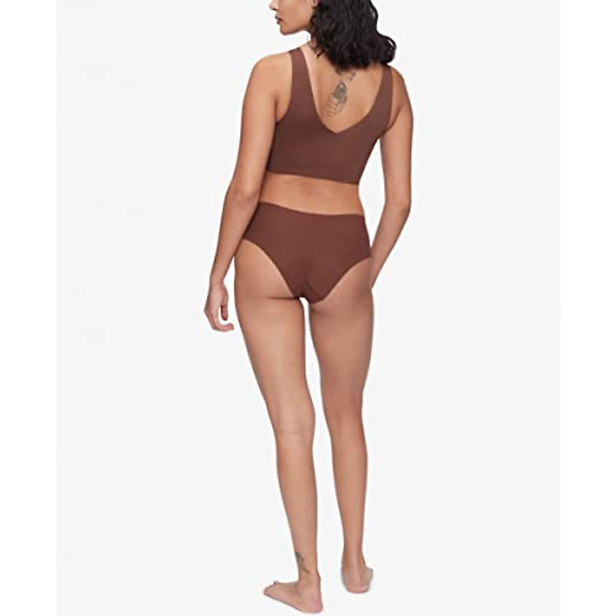 Calvin Klein Invisibles Seamless Hipster Panties, Multipack, Beechwood/Cedar/Sandalwood/Spruce/Umber, Large