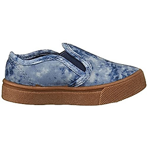 OshKosh B'Gosh Boy's Qiano Slip-On Shoe, Tiedye, 10 Toddler
