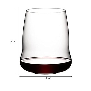Riedel Stemless Wings Cabernet Sauvignon Wine Glass, Set of 4