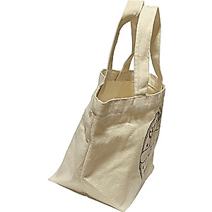 EITAI T029 Sanrio Cinnamoroll Cute Mini Tote Bag, Shopping Bag, Kitchen Reusable Grocery Bag, 12.9 in(W) × 7.4 in(L) × 5.1 in(D), White One Size