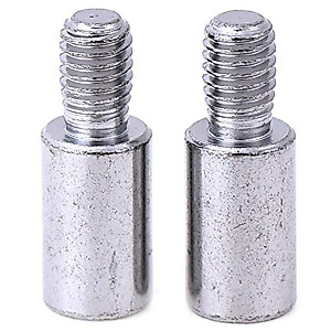 Tool Parts 2Pcs 2.5 0.9cm Metal Shaft Extender Extension Rod for Three Joystick 1.5cm