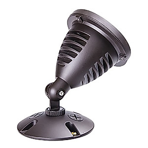 TOPELE 1100LM LED Flood Light, LED Outdoor Security Light, Exterior Flood Lights Fixture with CREE LED Source for Landscape Light, Commercial, Home, Garden, Yard, Waterproof, Brown, 5000K