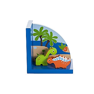 Kids Dinosaur Themed Bookends for Boys Nursery or Bedroom