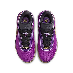 Nike Big Kid's Lebron XX SE Vivid Purple/Metallic Gold (FD0207 500) - 4