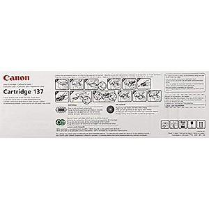 Canon 137 Toner Cartridge - Black - 2 Pack in Retail Packing
