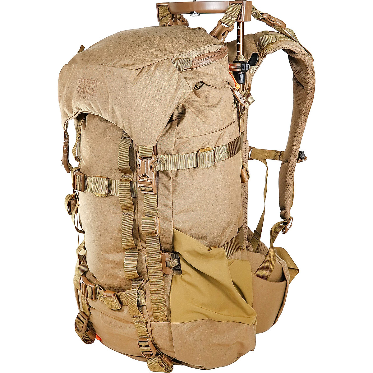 Mystery Ranch Women's Pop Up 40 Hunting Backpack, Weatherproof, Daypack for Travel, Hiking, Outdoors, Camping, 40L, S, Coyote