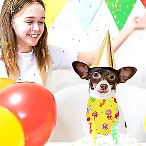 100 Pieces Dog Bandanas Bulk Heat Transfer Triangle Dog Bibs Heat Press Sublimation Blank DIY Dog Bandana Washable Adjustable Dog Bibs Scarves for Dogs Puppy Cats Pets Birthday Wedding (Medium)