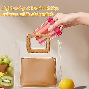 Generic 10 Pack 4oz Small Plastic Containers with Lids, Salad Dressing Container, Leakproof Condiment Containers, Reusable Stackable Plastic Dip Sauce Containers, Food Storage Safe Airtight