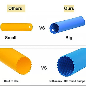 Maxracy Garlic Peeler Tube, Silicone Garlic Roller, Easy to Peel Garlic Cloves, Useful Kitchen Tool for Garlic(3colors)