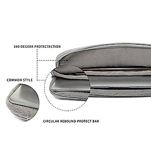 Canvaslife Marble Pattern 360 Degree Protective Waterproof Laptop Sleeve 15 Inch 15 Case and 15.6 Laptop Bag