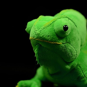 ZHONGXIN MADE Stuffed Animal Chameleon Plush Toy - 15 inch Green Stuffed Toys Realistic Chameleon, Gifts for Kids