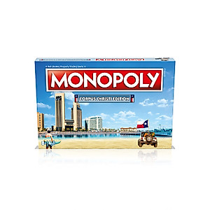 MONOPOLY Board Game - Corpus Christi Edition: 2-6 Players Family Board Games for Kids and Adults, Board Games for Kids 8 and up, for Kids and Adults, Ideal for Game Night