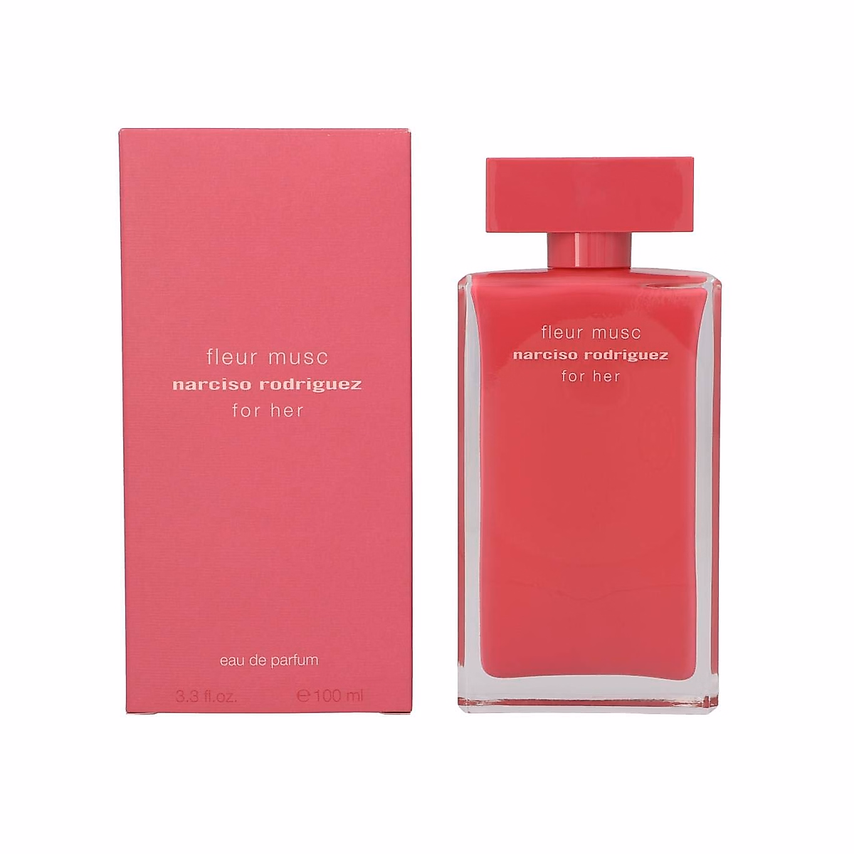 Narciso Rodriguez Fleur Musc for Her 3.3 Ounce Eau De Parfum Spray, 3.3 Ounce