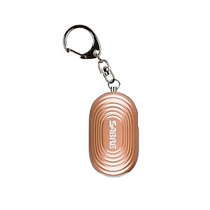 SABRE 2-in-1 Personal Alarm with LED Light, 130dB Personal Safety Siren, Snap Hook for Instant Access, 1,250 Foot (381 Meters) Range, Compact Design for Easy Attachment to Purse, Bag, or Keys
