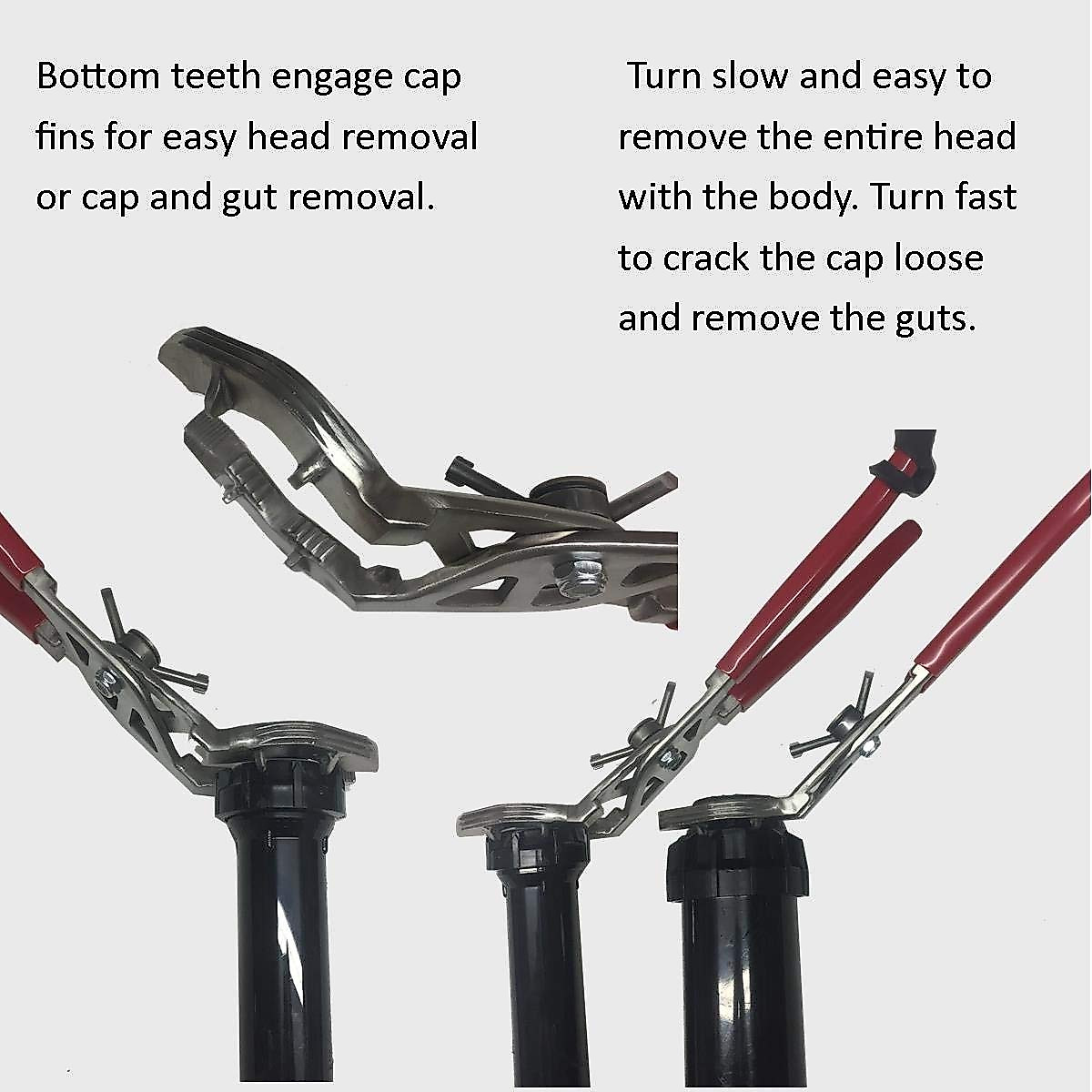 Keyfit Tools Sprinkler Head Wrench Stainless Steel PRO, Fastest Removal Replacement Repair & Adjustment Tool No Digging No Mess. Works On All Styles & All Brands of Spray & Rotor Heads Under 4.75"