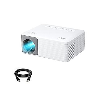 Mini Projector, AKIYO O1 LED Portable Projector, Support HD 1080P, ±15° Keystone, 25% Zoom, Home Theater Movie Nights, Kids Gifts, Compatible with Phone, TV Stick, Speaker, HDMI, Bedroom, Outdoor
