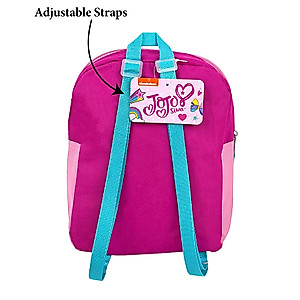 RALME Nickelodeon JoJo Siwa Mini Backpack for Girls & Toddlers - 12 Inch - Pink, Purple, Blue