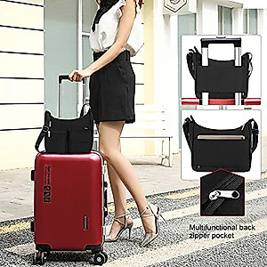 Kamo Crossbody Bag for Women - Multi-pocket Shoulder Bag Lightweight Messenger Bag Casual printed Purse Handbag Travel Bag