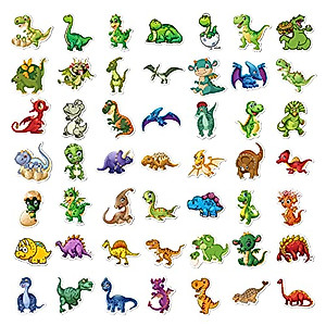 Dinosaur Sticker for Water Bottles, 100PCS Cute Vinyl Stickers for School Students Classroom,Phone/Laptop/Luggage/Stationery Boxes