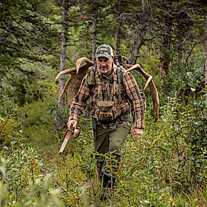 Alaska Classic HBS Bino Pack | Camo Binocular Harness Vest | Hunting Binoculars and Rangefinder Pouch (Mossy Oak Break-Up Country)