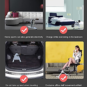 50w/100w Pedal Generator Foot-Operated Power Generation, Hand-cranked Generators Fitness Generation Rehabilitation Training Device Spinning Bike USB Interface/dc1-35v Output Interface