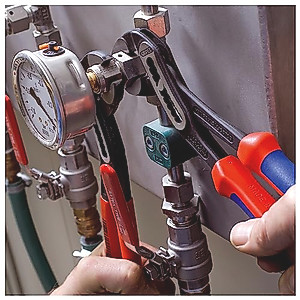 KNIPEX Tools - Alligator Water Pump Pliers, Multi-Component (8802250), 10 inches