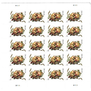 Celebration Corsage First Class Two Ounce Stamps Wedding Mother’s Day Proms 2 Sheets of 20 Bundle with Northarvest Office Clip