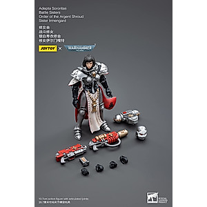 JoyToy Warhammer 40K: Adepta Sororitas Argent Sister Irmengard 1:18 Scale Figure