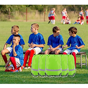 BeeGreen 20 Pieces Green Drawstring Backpacks Bags Bulk, String Bags Reflective Cinch Sack, DIY Blank Drawstring Bags for Women and Men