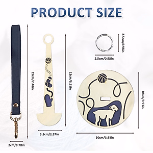 FantasyDay Portable Wrist Yarn Holder 5pcs, Mini Yarn Holder for Crochet with Wrist Strap for Knitting to Prevent Yarn from Tangling - Exquisite Pattern - Knitting Crocheting Gift