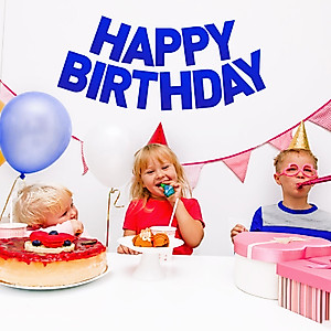 Seajan 184 Pcs Large Vinyl Letters 6 Inch Big Font Alphabet Number and Symbol Stickers Self Adhesive Removable Letter Decals for Classroom Window Door Home Decor Mailbox Presentation (Blue)