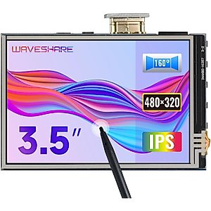 3.5inch Resistive Touch LCD HDMI Interface IPS Screen Display Resolution 480x320 for Raspberry Pi 4 3 2 Model B B+ A+ Raspbian Video Photo Supports Windows 11/10 / 8.1/8 / 7 @XYGStudy