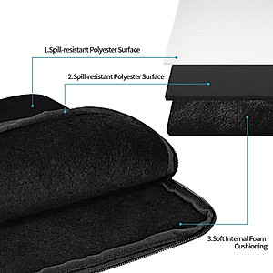 Superhero Little Dog for Kids 13 inch Portable Laptop Sleeve Compatible with MacBook Air Notebook Computer Case for Men Women College School Students