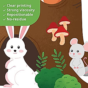 DECOWALL SG-2211 Giant Tree Wall Stickers Decals Kids Room Nursery Peel and Stick Removable Bedroom Living Monkey Bird décor