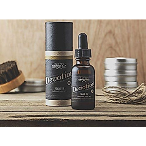 CanYouHandlebar Beard Oil for Men, Natural Beard Care Conditioner Moisturizer Softener Grooming Product, Patchouli and Floral Scent, 1oz Dropper Bottle