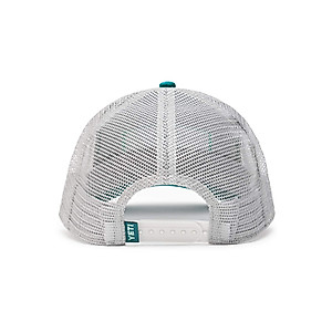 YETI Logo Badge Low Pro Hat, Navy/King Crab Orange