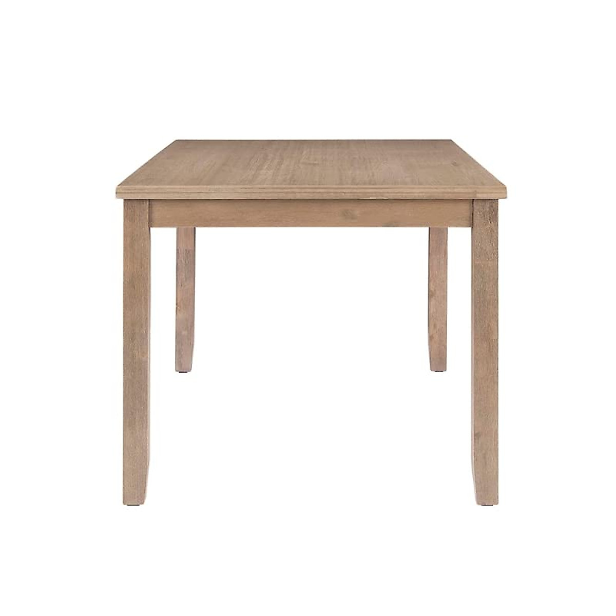 Linon Jordan Wood Dining Table in Washed Gray