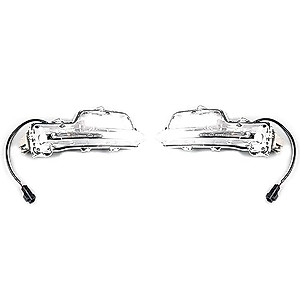 WOZIES 1Pair 31434567 31434568 DRL Front Fog Light Daytime Running Lamp For Volvo S60 2014-2018