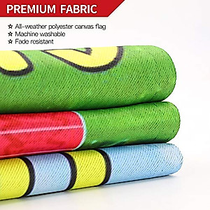 ANLEY Garden Flag Happy Campers - Decorative Summer Vacation Garden Flags - Double Sided & Weather Resistant & Double Stitched - 18 X 12.5 Inches