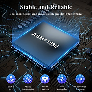 WAVLINK SATA to USB Cable, USB 3.0 to 2.5” SATA III Hard Drive Adapter, SATA 3 to USB A Adapter, External Converter for SSD/HDD Data Transfer, Support UASP