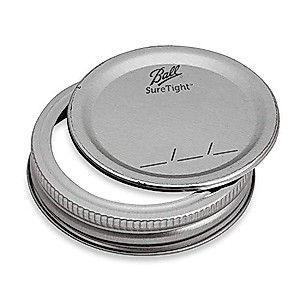 Ball Regular Mouth 16-Ounces Mason Jar with Lids and Bands (12-Units), 12-Pack, AS SHOWN